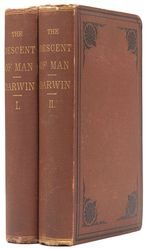 The Descent Of Man And Selection In Relation To Sex Von Darwin Charles 1871 Shapero