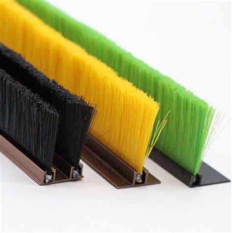 Nylon Industrial Brush Weather Stripping Draught Excluder Tight Seal