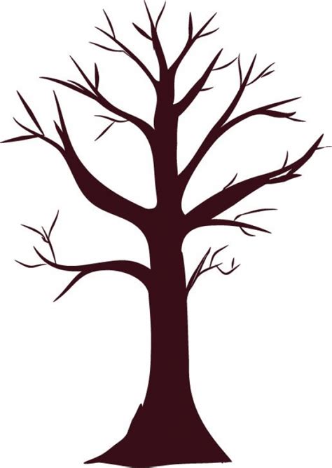Printable Tree Trunk Template Best Templates Resources