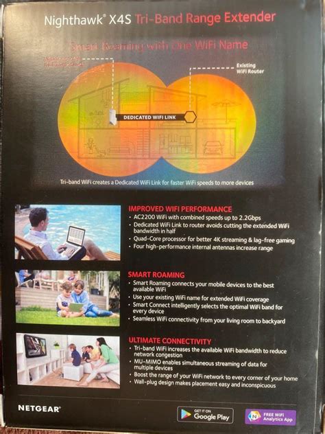 Netgear Nighthawk X4s Wifi Extender Computers And Tech Parts And Accessories Networking On Carousell