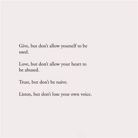 Reminder Quote Give But Dont Allow Yourself To Be Used