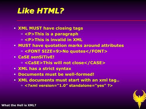 Ppt What The Hell Is Xml Powerpoint Presentation Free Download Id