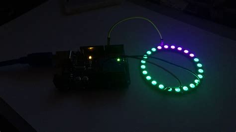 Arduino Neopixel Ring First Try Loop YouTube