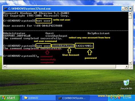 How To Use The Netuser Command HackingDNA