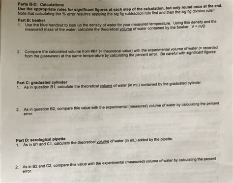 Solved Density Of Water At Different Temperatures Tm Deeity Chegg Com
