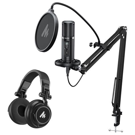 Maono AU-PM422 USB Microphone Zero Latency Monitoring 192Khz/24Bit ...