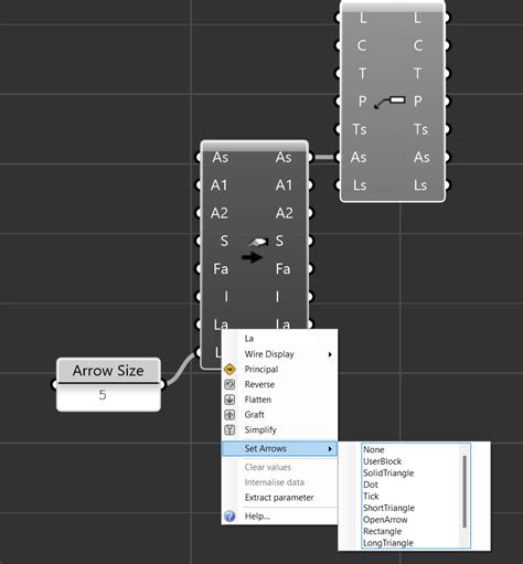 Vector Arrow Object Type In Rhino Grasshopper Mcneel Forum
