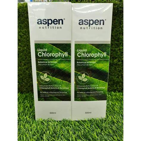 Aspen Liquid Chlorophyll Value Pack 2x 500ml Shopee Malaysia