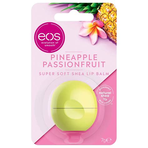 Eos 100 Natural Lip Balm Pineapple Passionfruit All Day Moisture Made For