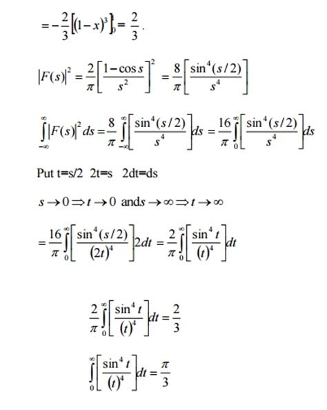Important Questions And Answers Fourier Transforms