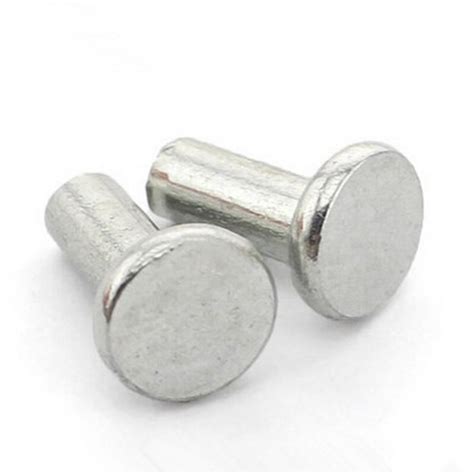 Solid Aluminum Rivets Flat Head Solid Rivets Solid Rivets Types Of Rivets