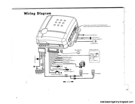 Car Alarm Wiring Diagram Diagram Wiring Diagram Of Car Alarm System