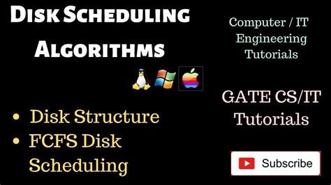 Operating Systems Disk Scheduling Algorithms Fcfs Youtube