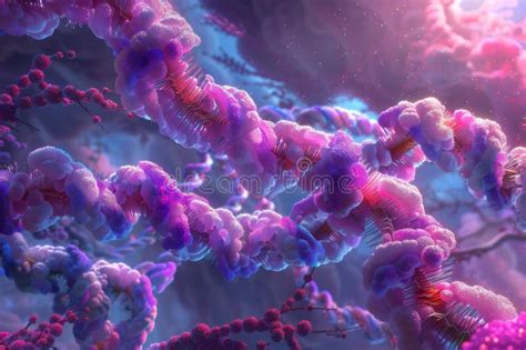 Molecules Transcribing Genetic Information From Dna Stock Image Image Of Health Evolution