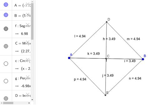perpendicular diagonals square
