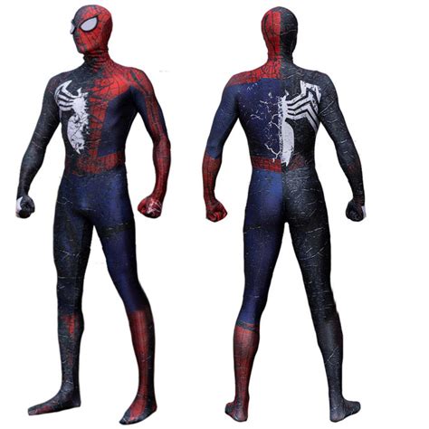 Spider Man Venom Symbiote Costume Spider Man Venom Symbiote Cosplay