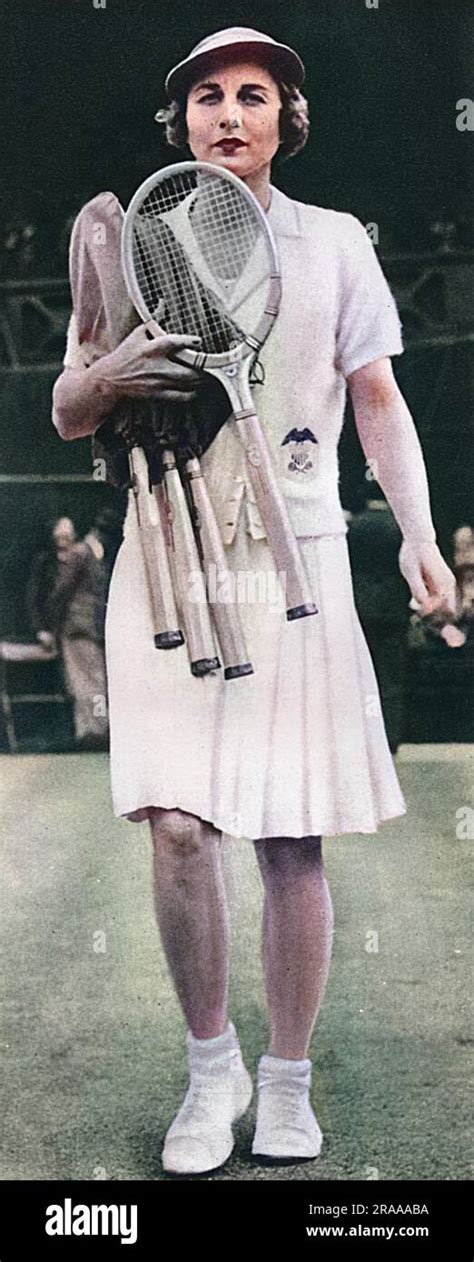 Helen Wills Moody Walking On To Court At Wimbledon 1938 Where She Went