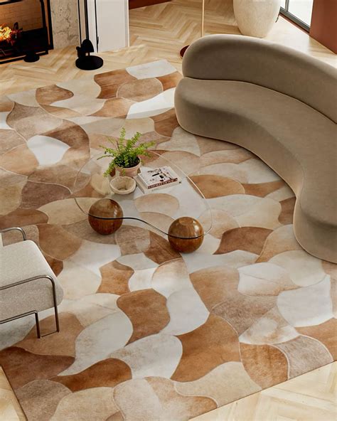 Grayson Hand Stitched Hair On Hide Rug 5 X 8 Horchow