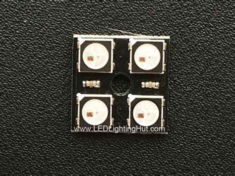 2x2 Ws2812b Smart Rgb Led Matrix Board 15 X 15 Mm