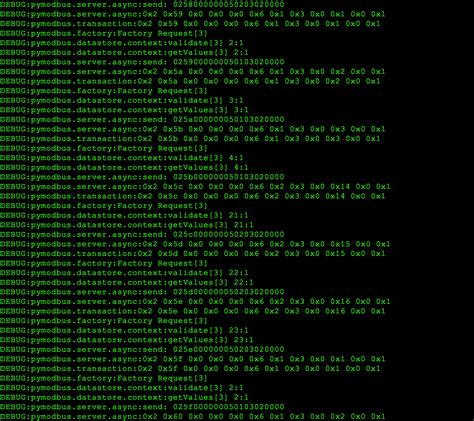 modbus tcp python server not working stack overflow