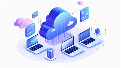 Secure Cloud Data Storage Solution For Digital Services Premium Ai Generated Vector