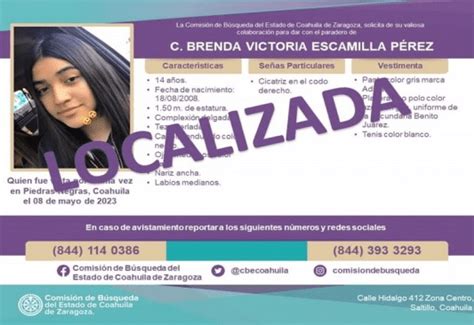 Localizan A Joven Con Reporte De Desaparecida En Piedras Negras ‘huyó