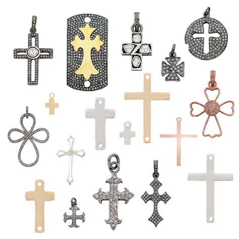 Many Different Types Of Cross Pendants For DIY Jewelry Making