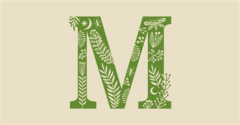 Letter M Grass Green Typography Apparel T Shirt Teepublic