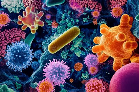 Microbes Under A Microscope Stock Image Image Of Cell Microbe 324436873