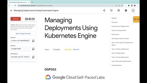 Managing Deployments Using Kubernetes Engine Qwiklabs GSP YouTube