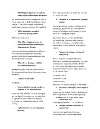 Mechanical Interview Questions PDF