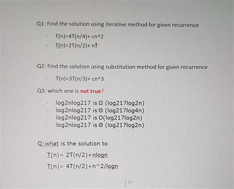 solved q1 find the solution using iterative method for