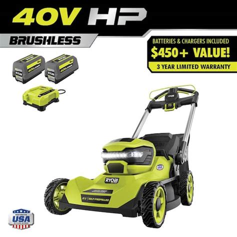Reviews For Ryobi 40v Hp Brushless 21 In Cordless Battery Walk Behind