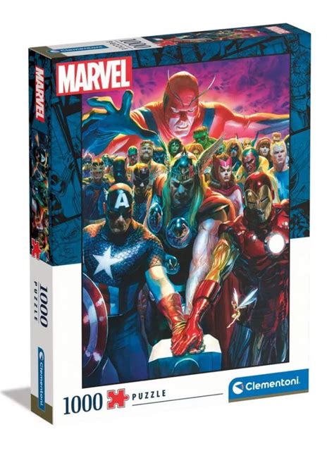Marvel Jigsaw Puzzle Hereos Unite 1000 Pieces Clementoni