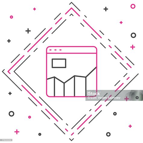 선 그래프 일정 차트 다이어그램 인포그래픽 흰색 배경에서 격리된 원형 그래프 아이콘 다채로운 개요 개념 벡터 개념에 대한 스톡 벡터 아트 및 기타 이미지 Istock