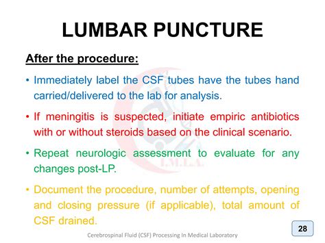 Csf Processing In Medical Laboratory 01 Pdf