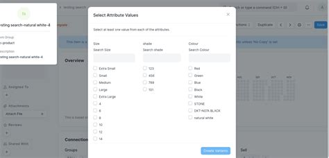 Search For Item Attributes When Creating Multiple Variations Erpnext
