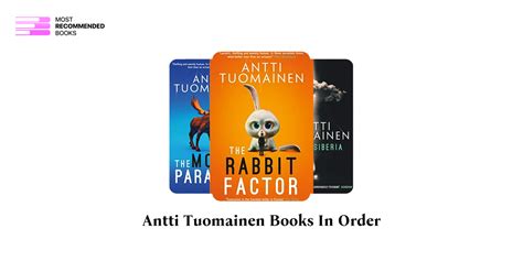 Antti Tuomainen Books In Order 8 Book Series