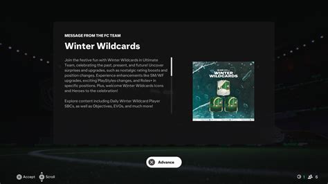 Календарь Sbc Fc 25 Winter Wildcards и полный список карт — Игрожуй