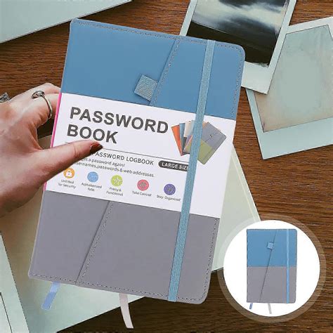 Password Notebook Internet Password Notepad Portable Websites Address