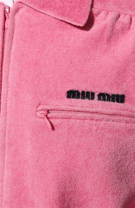 Женский розовый кардиган Miu Miu купить в интернет магазине ЦУМ арт Mmf426 1yt1 F0028