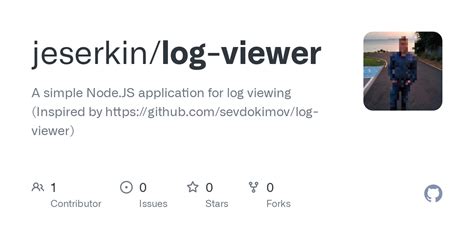 GitHub Jeserkin Log Viewer A Simple Node JS Application For Log Viewing Inspired By Https