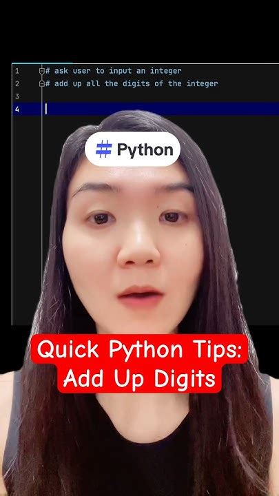 Quick Python Tips Add Up Digits In A Number Python Programming Coding Olevel Computing