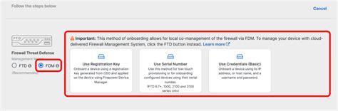 Onboard FTDv 7 2 3 FDM To Cisco Defense Orchestrator CDO Draco Cyber Security
