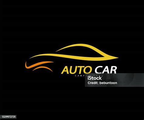 추상적인 자동차 로고 사인 자동차 회사 기호 자동 상점 벡터 일러스트레이션 로고에 대한 스톡 벡터 아트 및 기타 이미지 로고