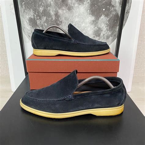 정품 41 5 로로피아나 썸머 워크 스웨이드 로퍼 헬로마켓