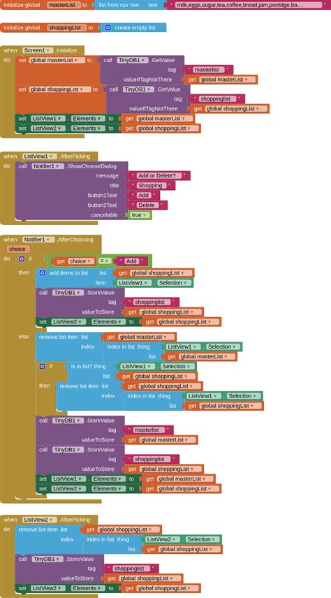 Will Not Delete The Items Mit App Inventor Help Mit App Inventor Community