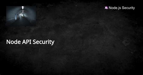 Scott Gerlach On Linkedin Node Api Security