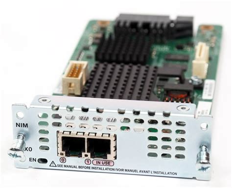 Cisco Nim 2fxo 2 Port Voicefax Network Interface Module For Isr 4000