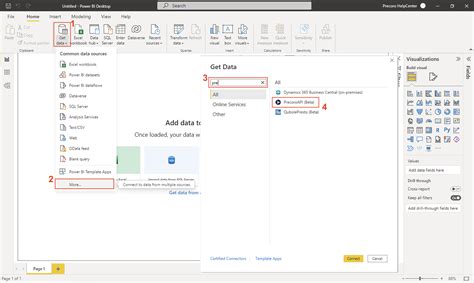 how to set up the power bi custom connector